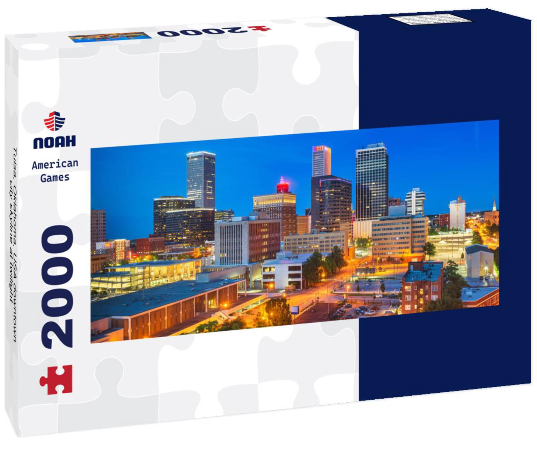 Noah Jigsaw Puzzle Tulsa, Oklahoma, USA downtown city skyline at ...