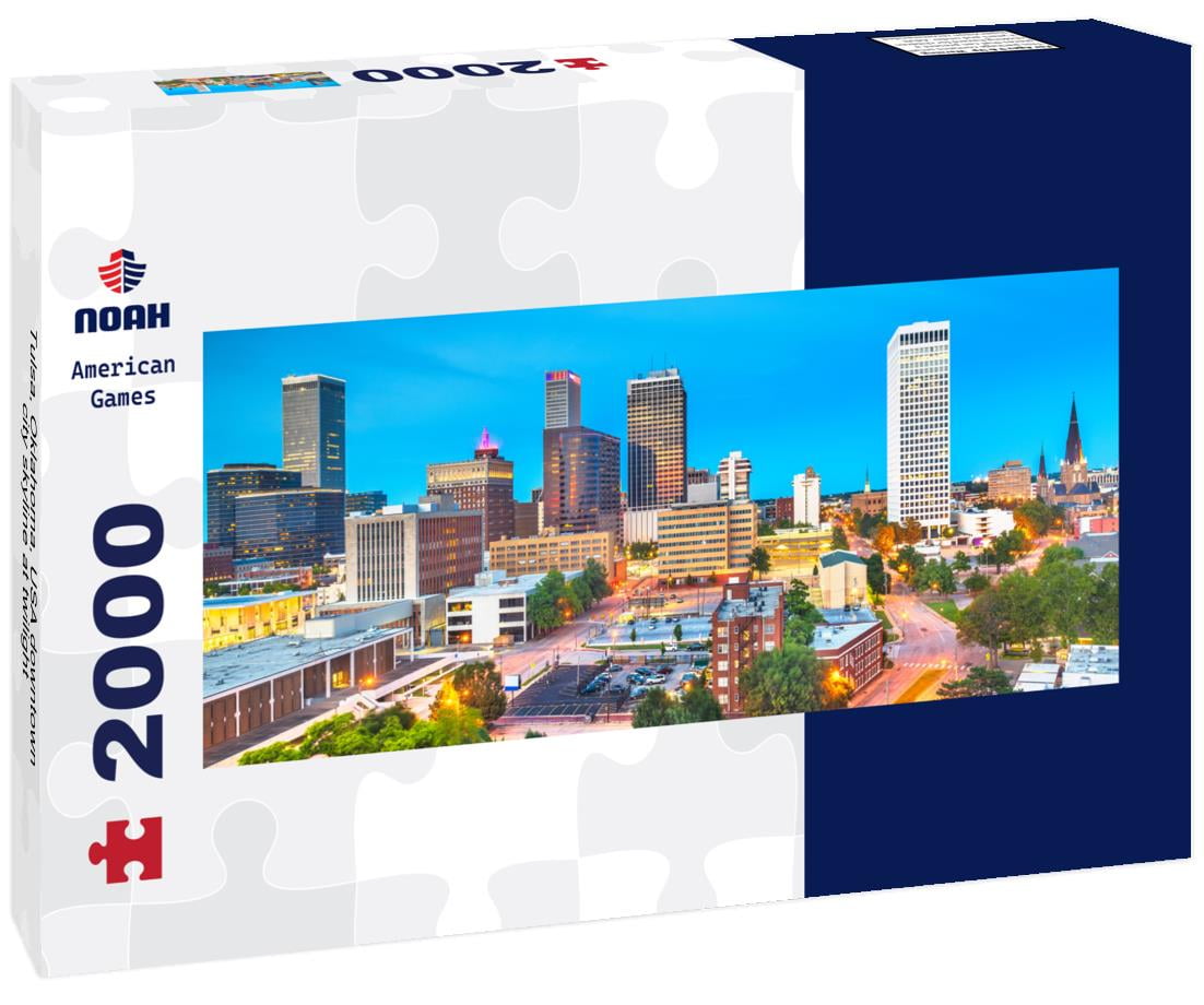 Noah Jigsaw Puzzle Tulsa, Oklahoma, USA downtown city skyline at ...