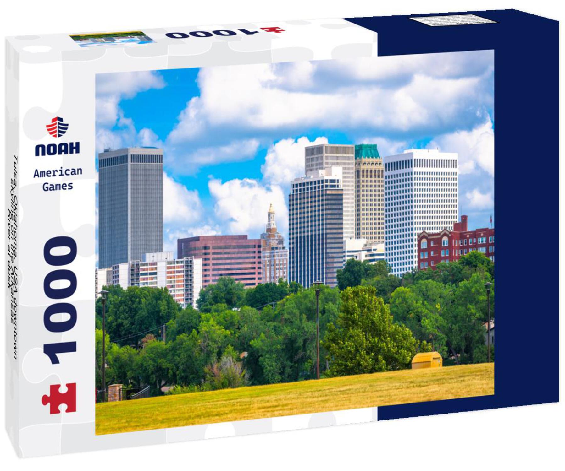 Noah Jigsaw Puzzle Tulsa, Oklahoma, USA downtown skyline on the ...