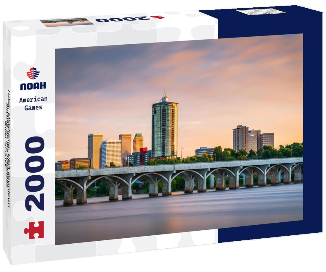 Noah Jigsaw Puzzle Tulsa, Oklahoma, USA downtown skyline on the ...