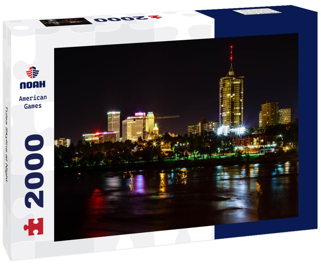 Noah Jigsaw Puzzle Tulsa Skyline at Night 2000 pieces - Walmart.com
