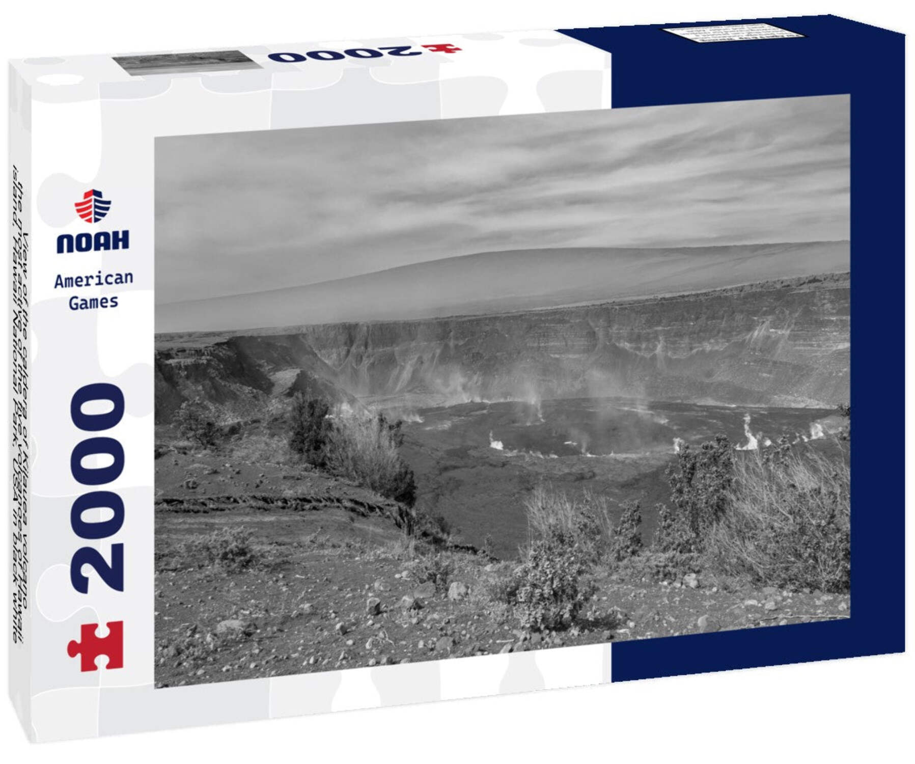 Noah Jigsaw Puzzle View of the caldera of Kilauea volcano, the most ...