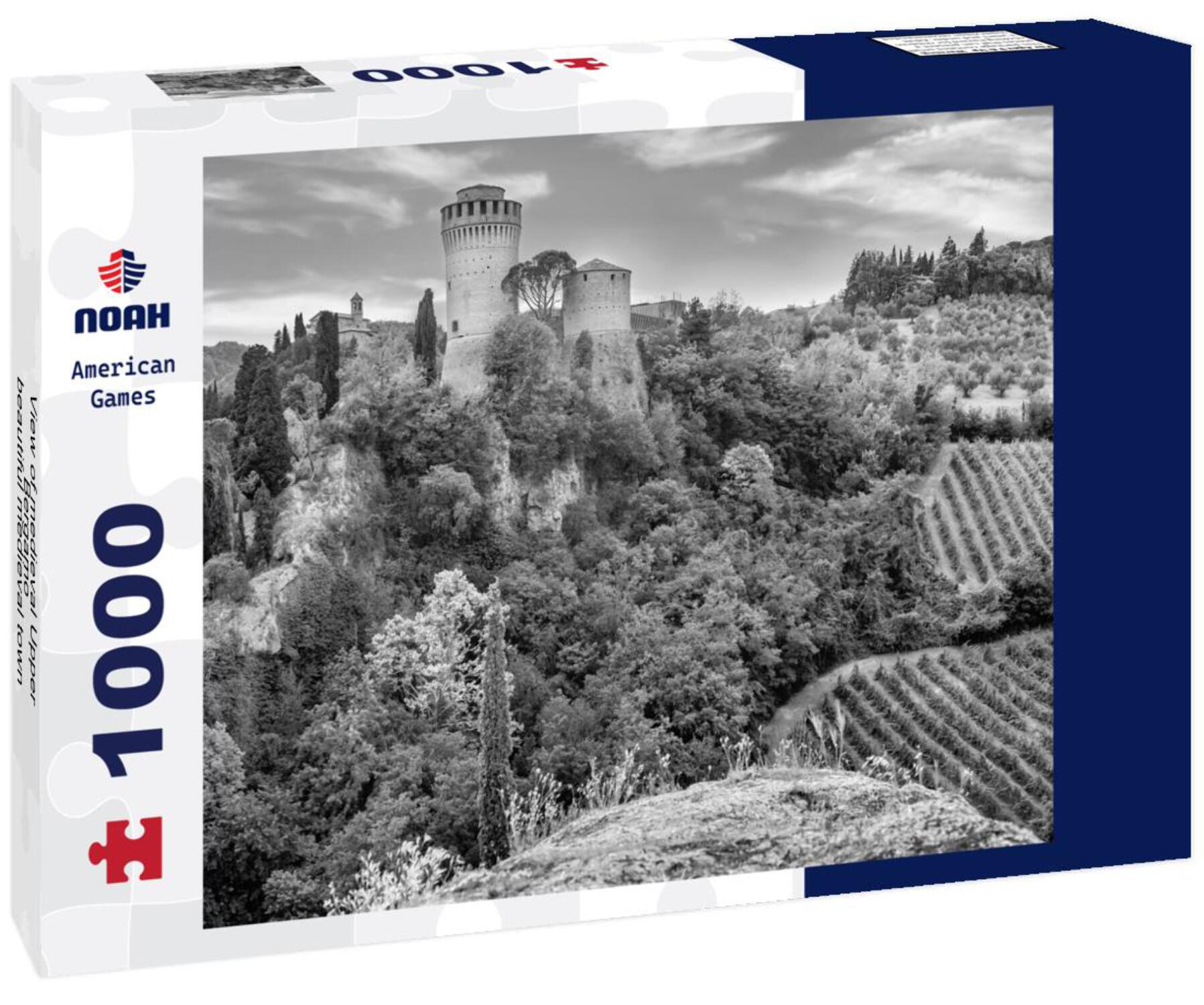 Noah Jigsaw Puzzle View of medieval Upper Bergamo - beautiful medieval ...