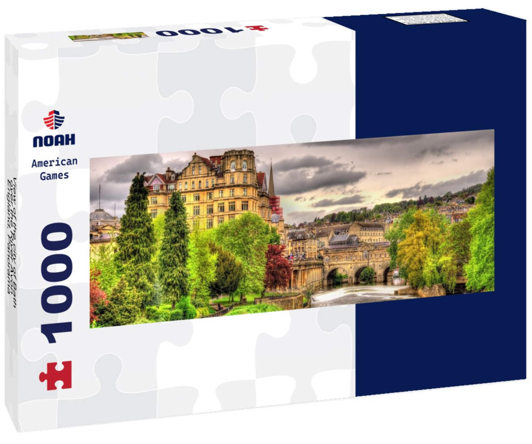 Noah Jigsaw Puzzle View of the city of Bath over the River Avon ...