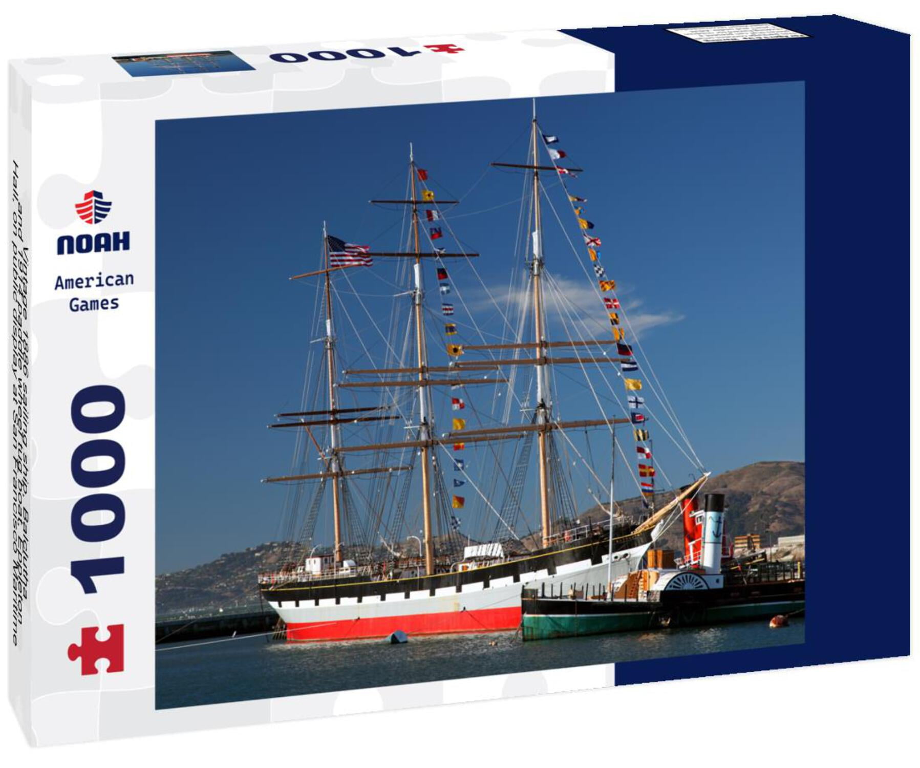 Noah Jigsaw Puzzle Vintage 1886 sailing ship, Balclutha, and 1914 ...