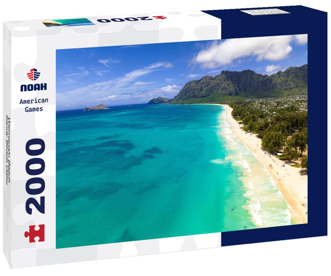 Noah Jigsaw Puzzle Waimanalo Beach - Sandy Beach Oahu 2000 pieces ...