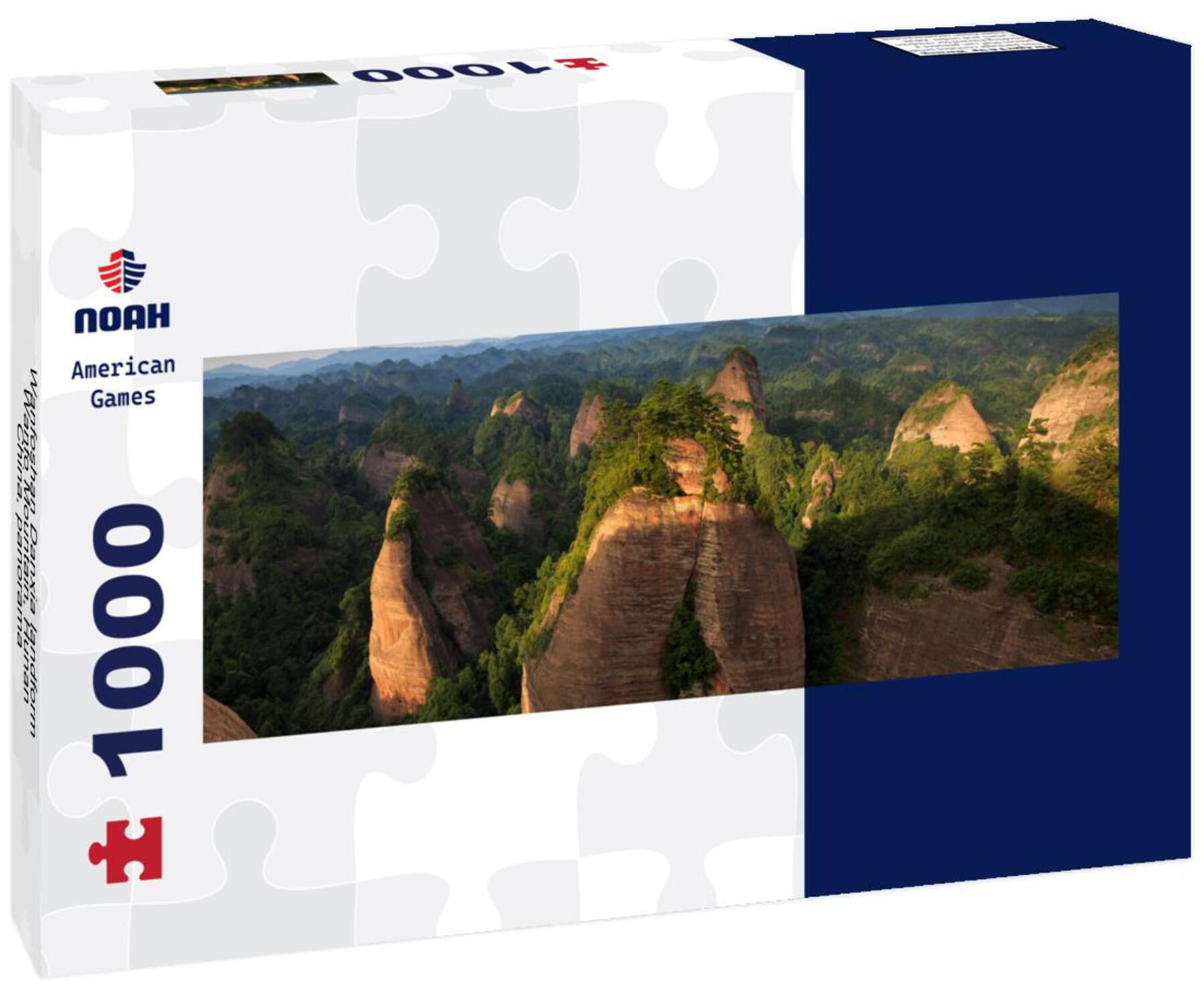 Noah Jigsaw Puzzle Wanfoshan Danxia landform, Wanfo Mountain, Hunan ...