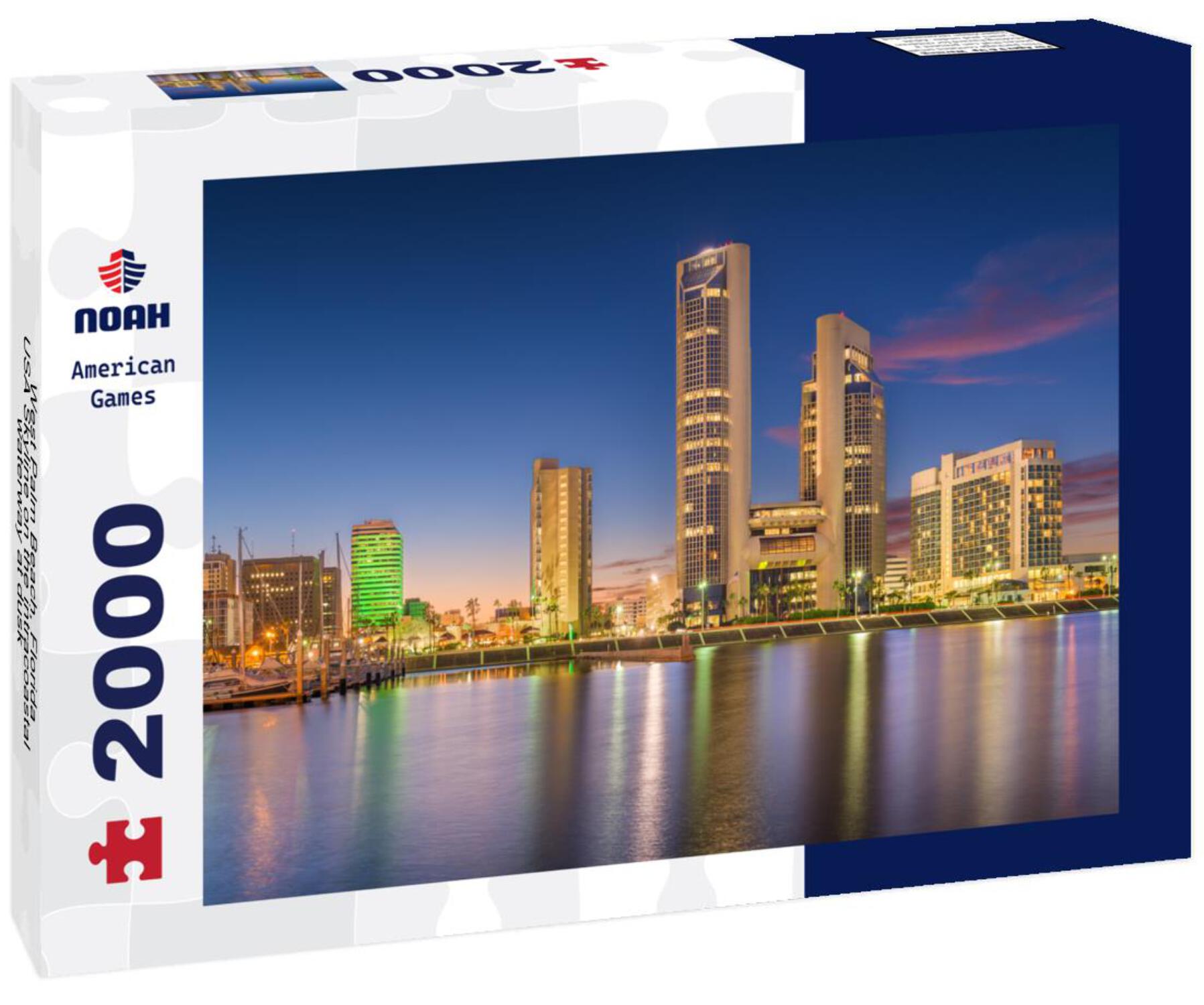 Noah Jigsaw Puzzle West Palm Beach, Florida, USA Skyline on the ...