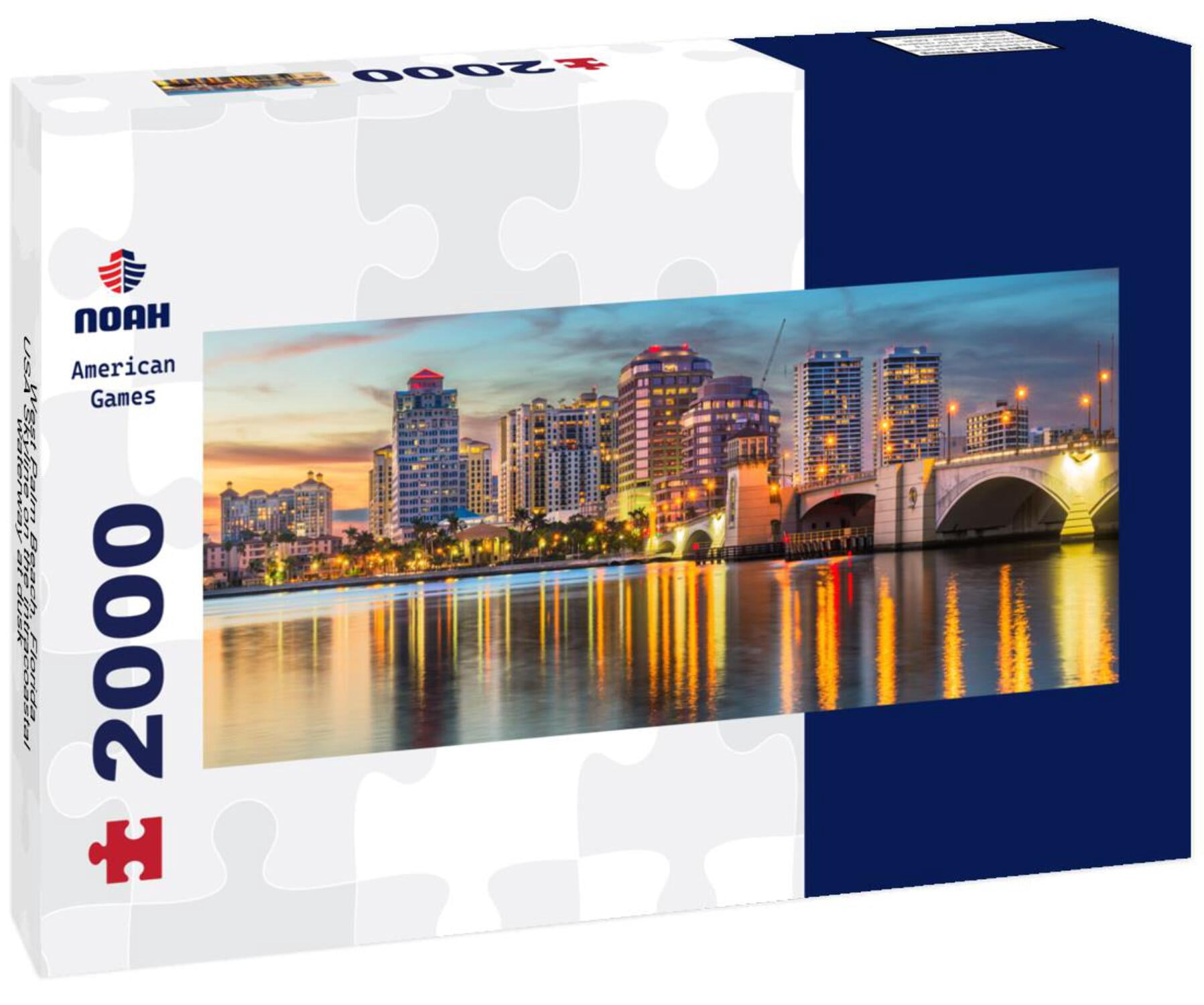 Noah Jigsaw Puzzle West Palm Beach, Florida, USA Skyline on the ...