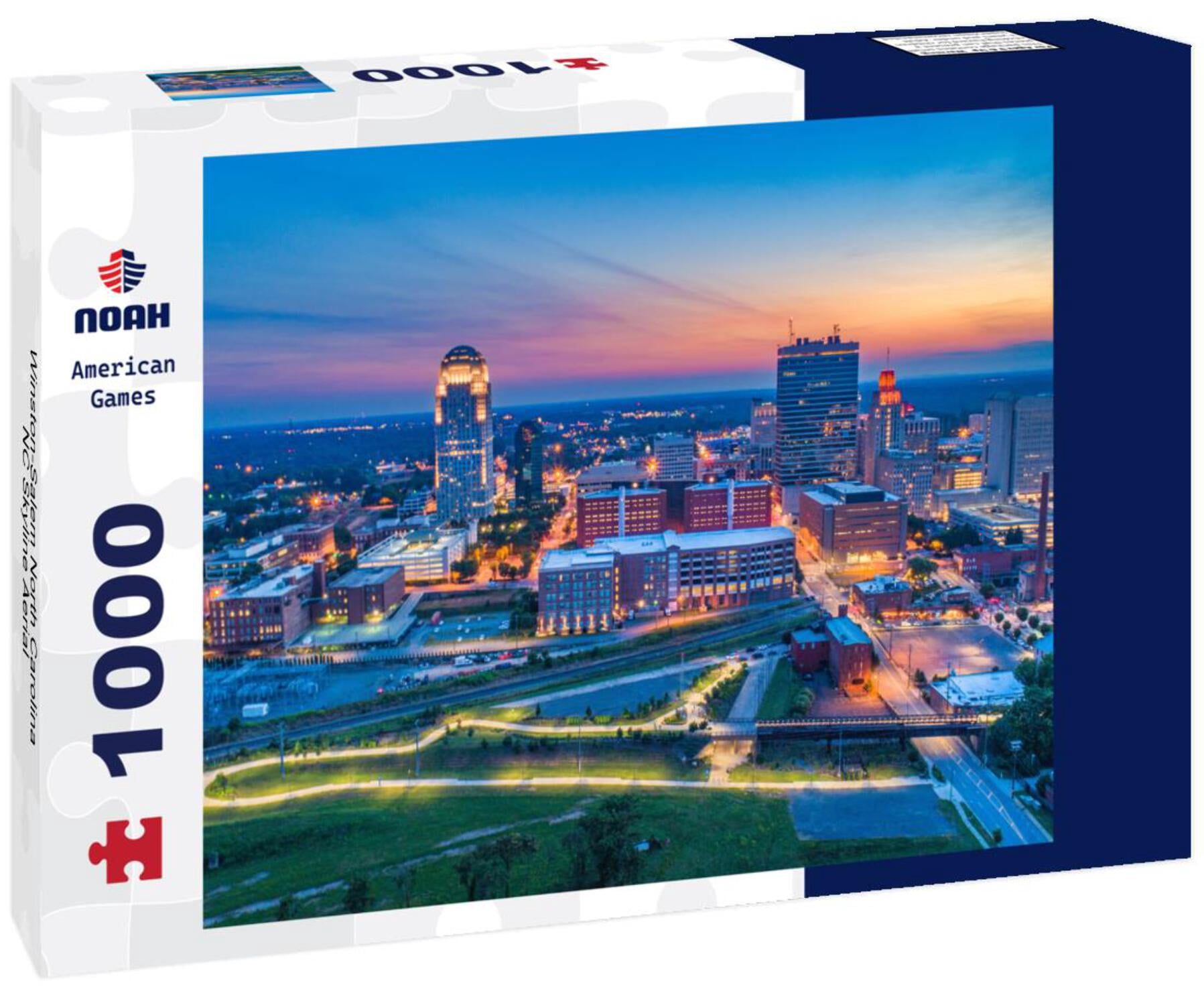 Noah Jigsaw Puzzle Winston-Salem North Carolina NC Skyline Aerial 1000 ...