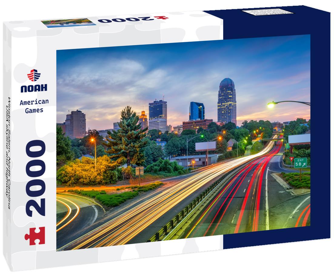 Noah Jigsaw Puzzle Winston-Salem, North Carolina, USA skyline and ...