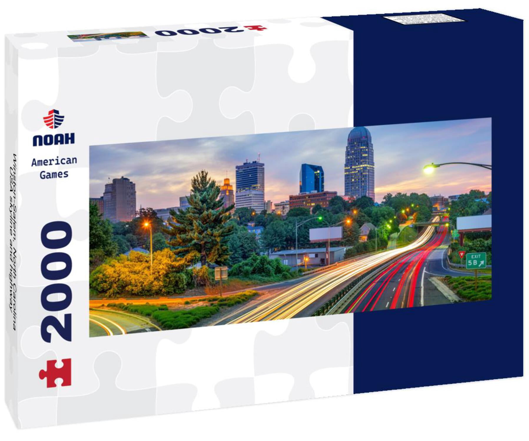 Noah Jigsaw Puzzle Winston-Salem, North Carolina, USA skyline and ...