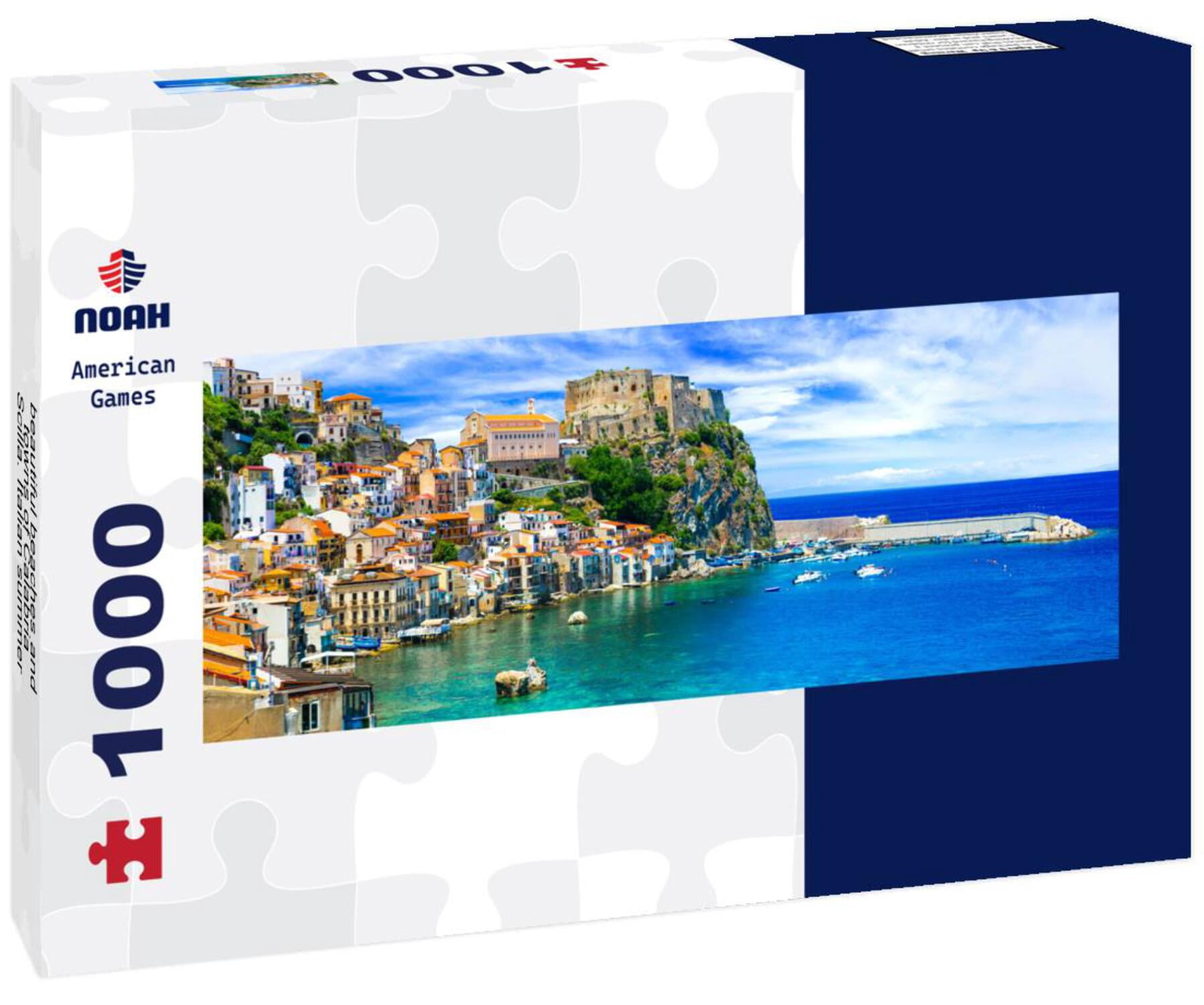 Noah Jigsaw Puzzle beautiful beaches and towns of Calabria - Scilla ...