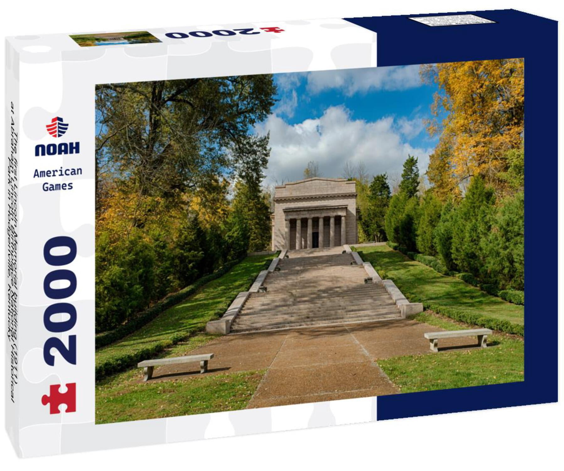 Noah Jigsaw Puzzle The first Lincoln Memorial building (1911) at ...
