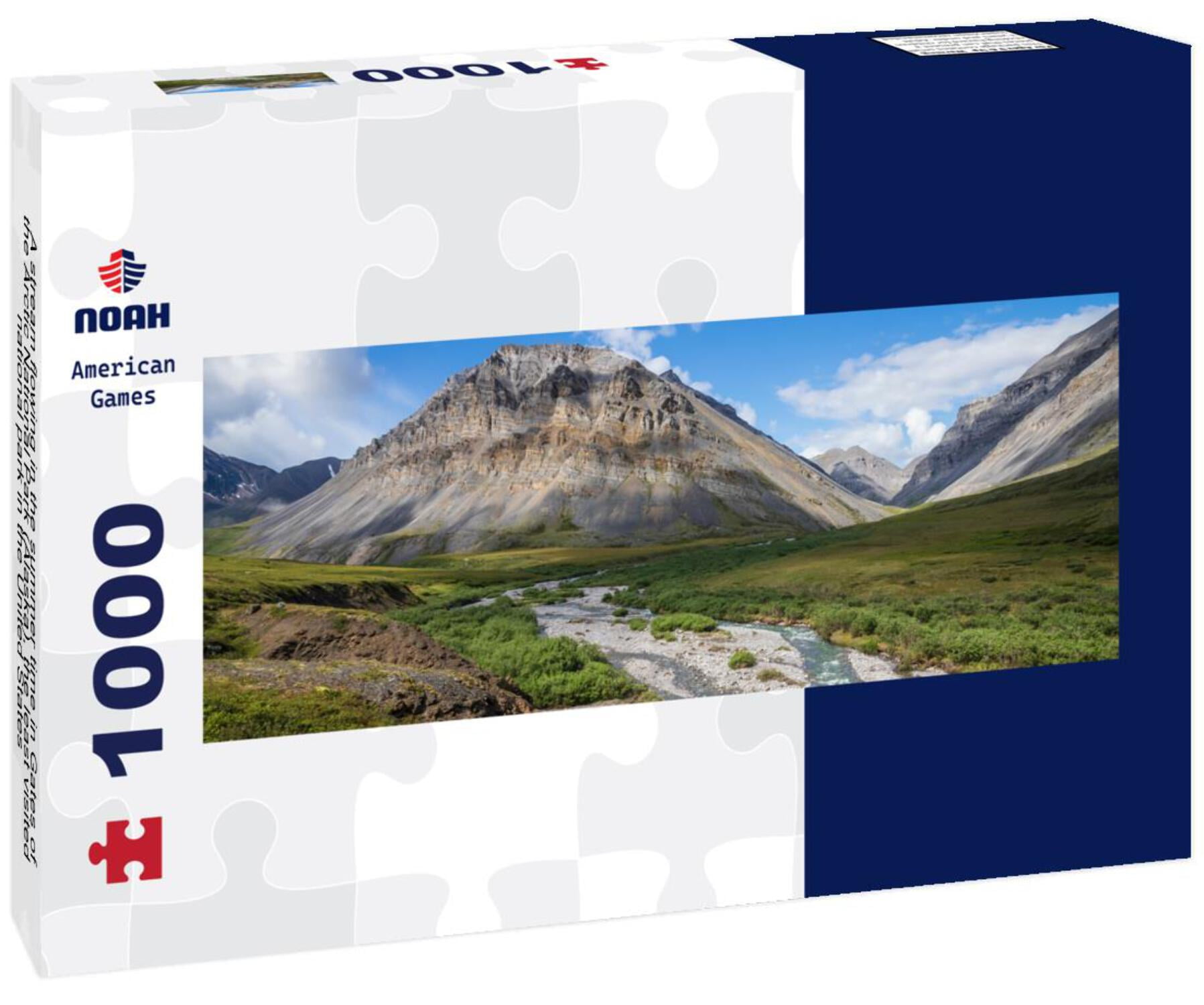 Noah Jigsaw Puzzle A stream flowing in the summer time in Gates of the ...