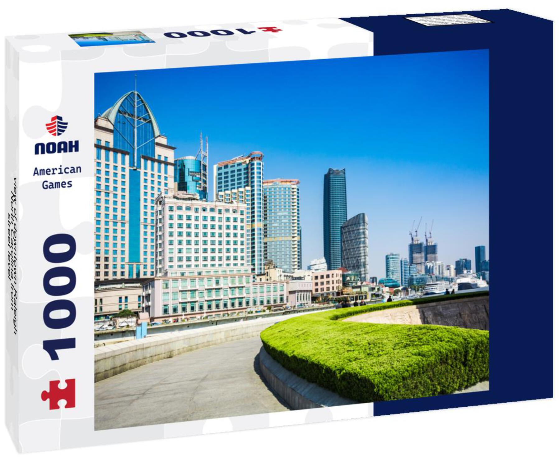 Noah Jigsaw Puzzle view of downtown Raleigh, North Carolina from street ...