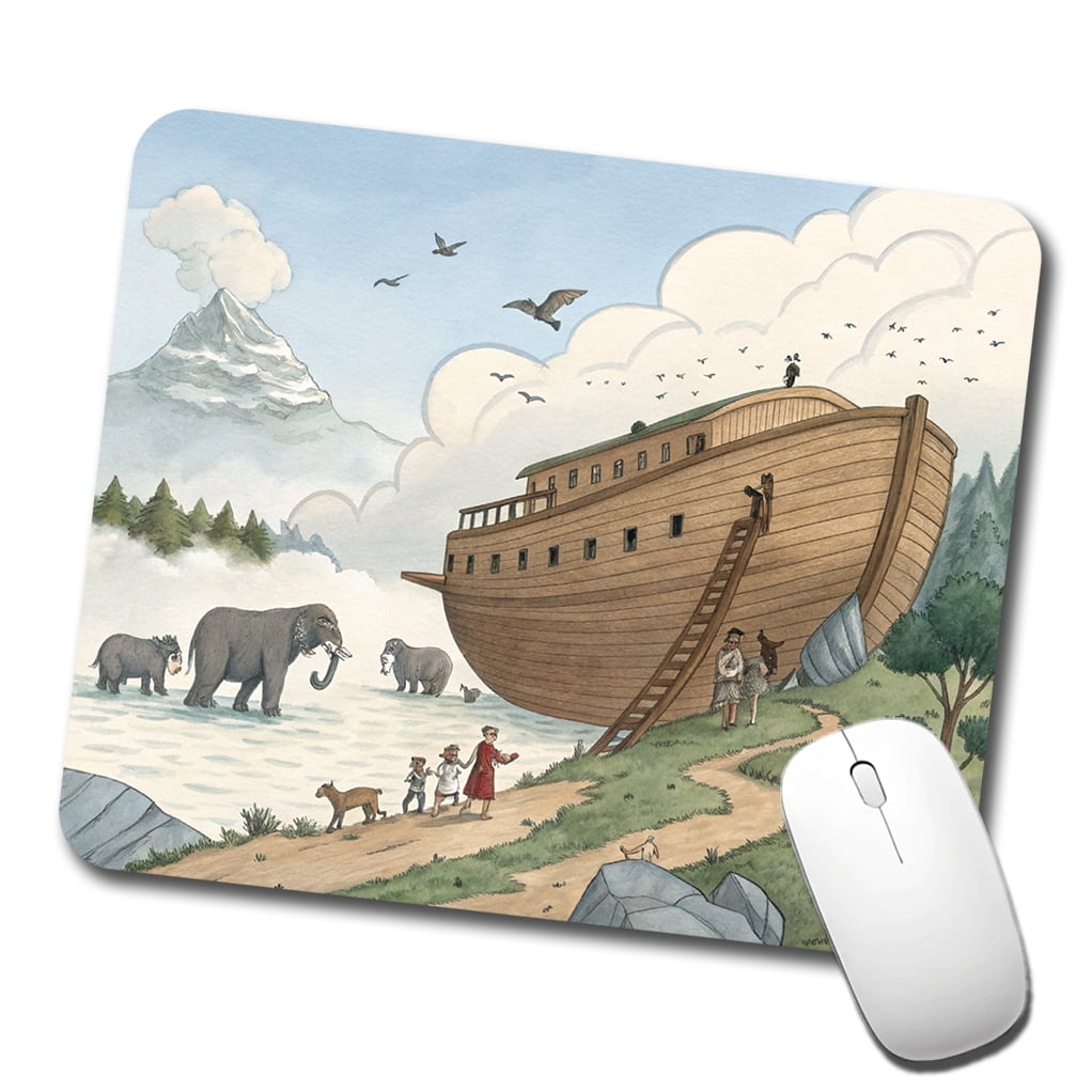 Noah's Ark Animals Mouse Pad Low Profile Gaming Mat - Walmart.com