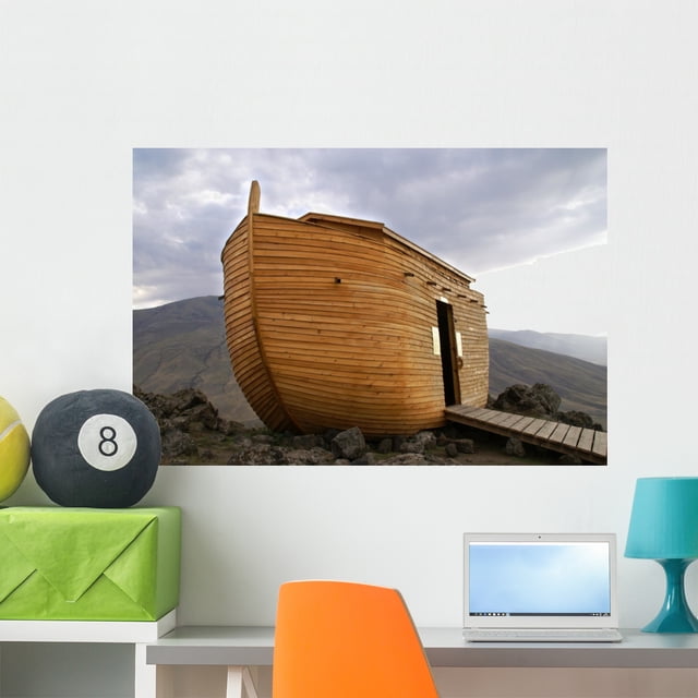 Noah's Ark Construction Wall Mural by Wallmonkeys Peel and Stick ...