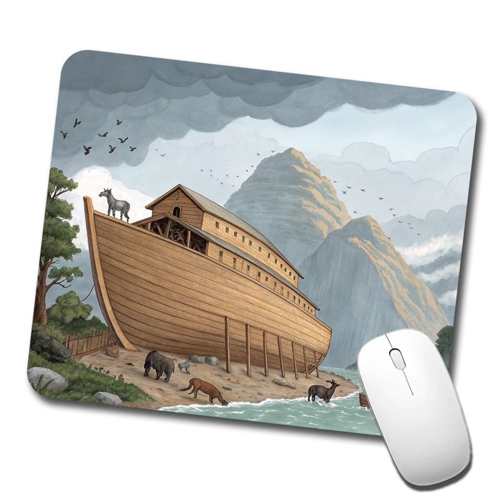 Noah's Ark Drawing Mouse Pad Low Profile Gaming Mat - Walmart.com