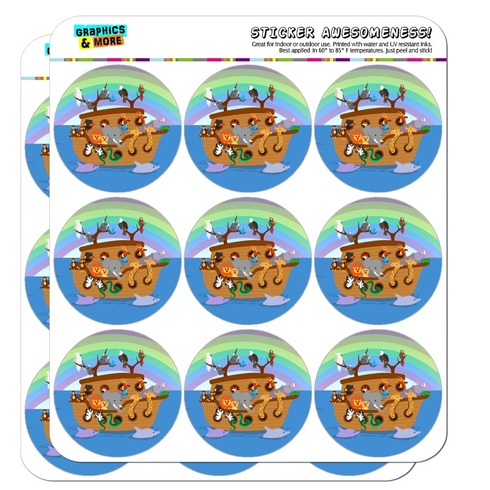 Noah's Ark with Animals 2" Planner Calendar Scrapbooking Crafting ...