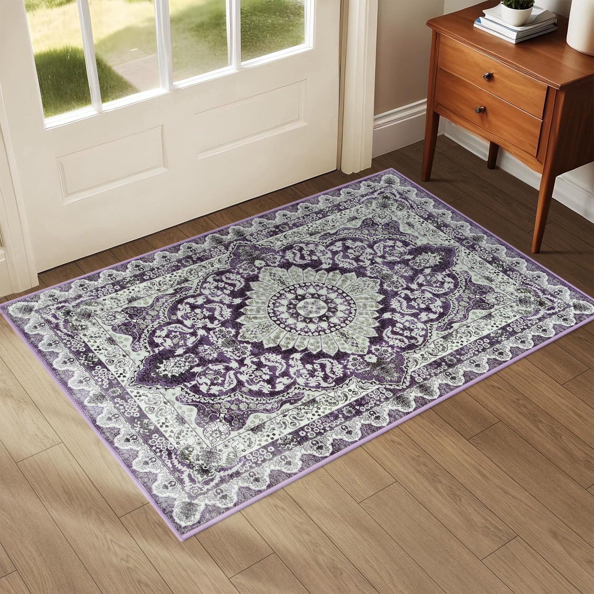 Noahas 2x3 Indoor Outdoor Door Mat - Machine Washable Non-Slip Entrance ...