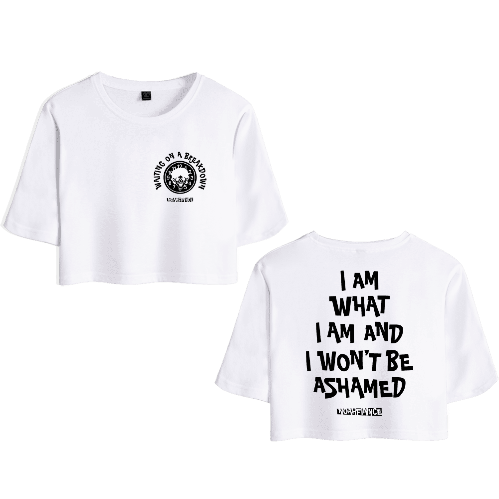 Noahfinnce Merch Waiting On a Breakdown Crop Top T-shirt Shorts Suits Women Girls Short Sleeve ...