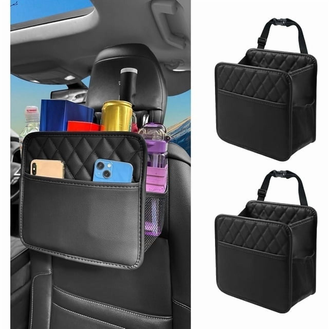 Noaman 2025 UPDATED 2 Pack Car Seat Organizer for Backseat with Storage ...