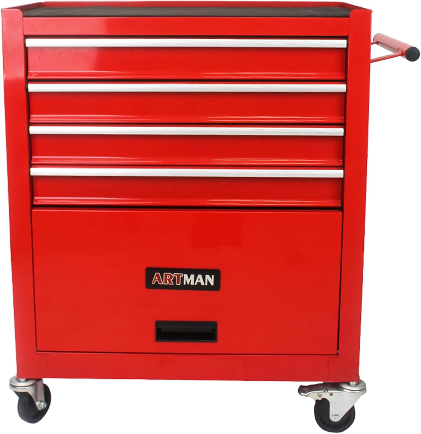 Noaman 4-Drawer Rolling Tool Cart w/Lockable Interlock System - Steel ...
