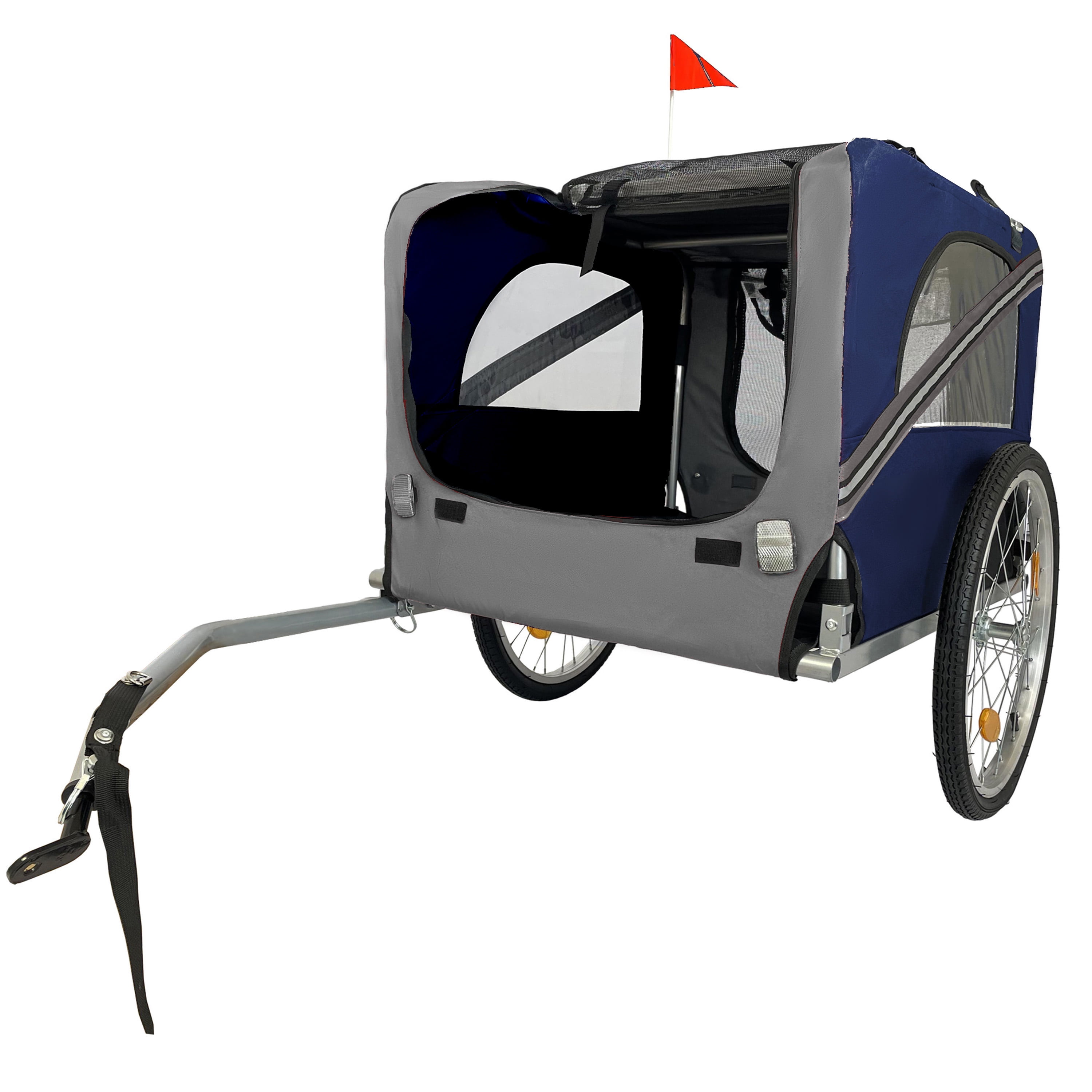 Noaman Dog Bike Trailer for Medium & Small Dogs, 20 Inch Wheels, 88 lbs ...