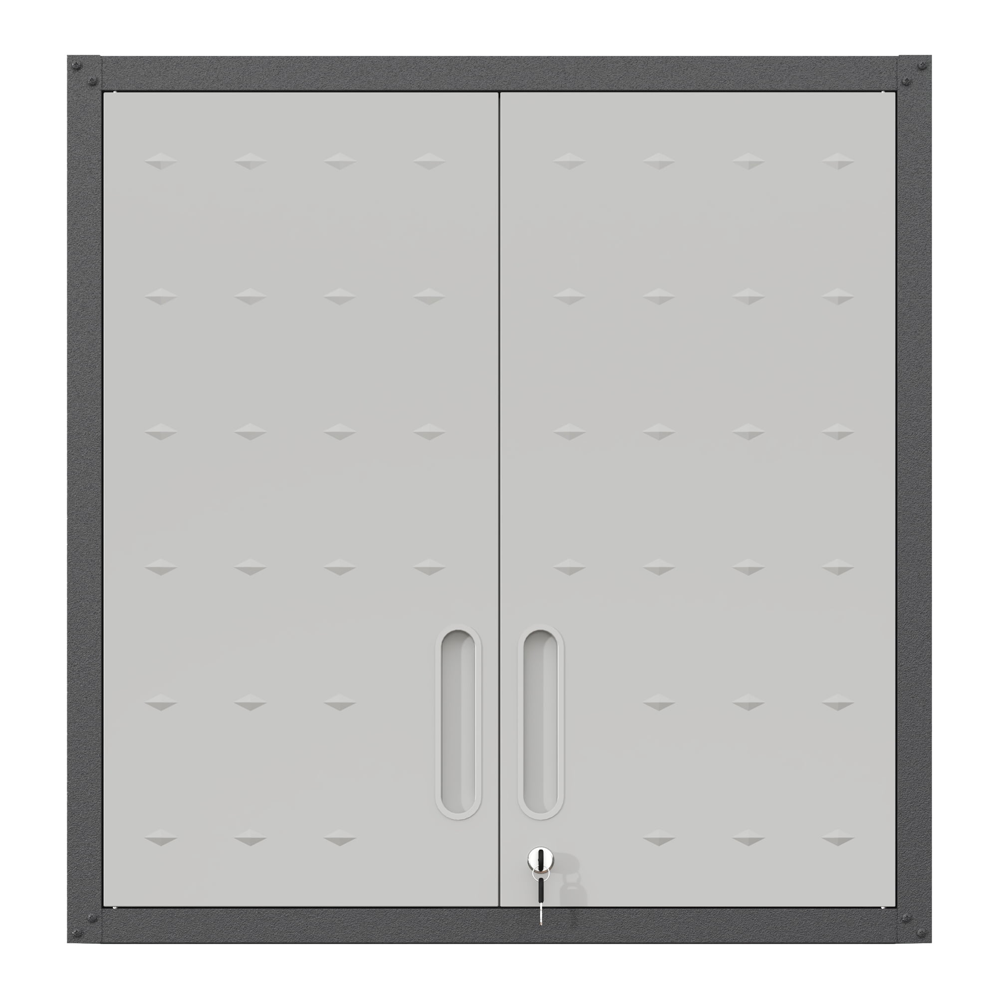 Noaman Metal Wall-Mounted Tool Storage Cabinet with Locking Door, 1 ...