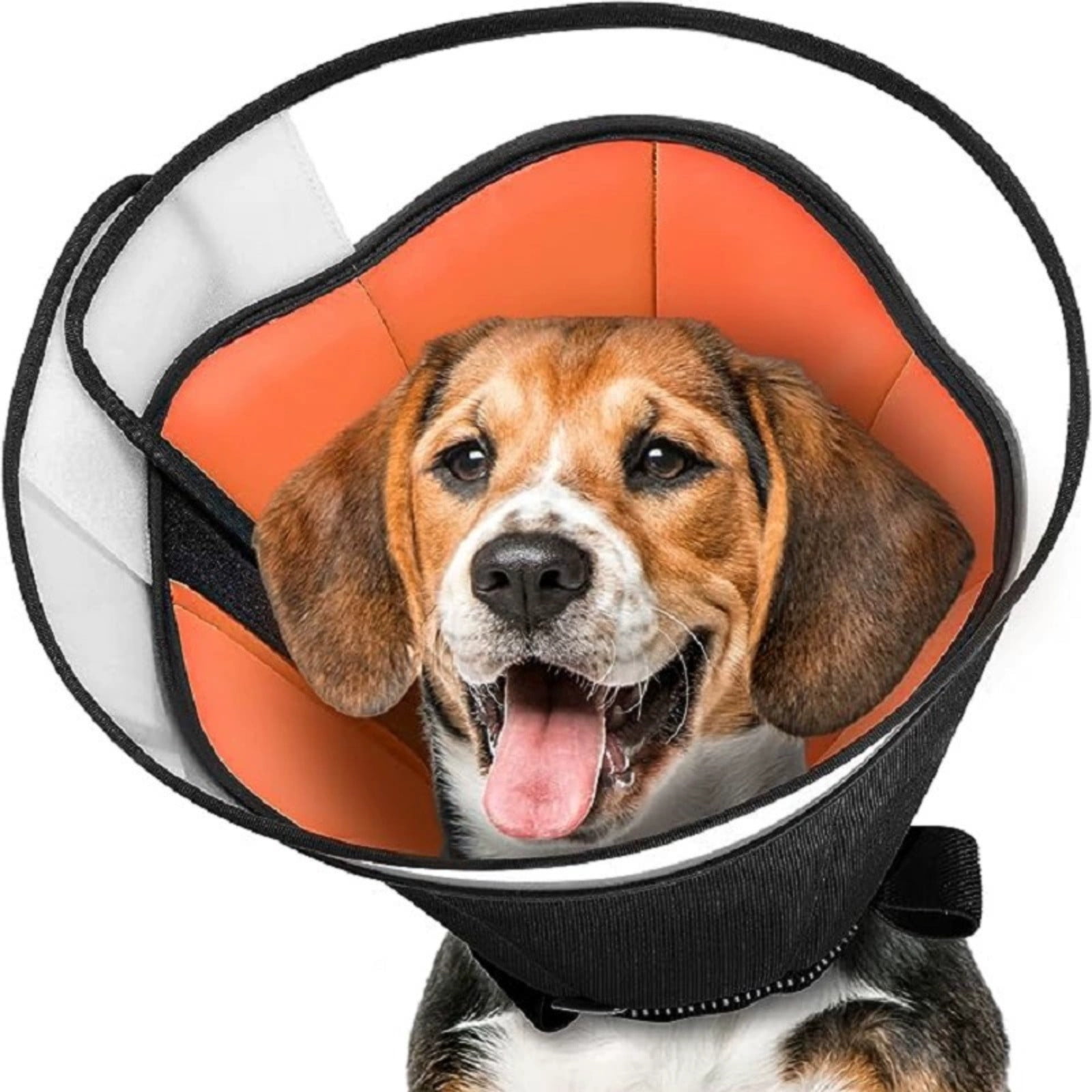 NoarWin Adjustable Dog Recovery Collar - Inflatable Neck Pillow with ...