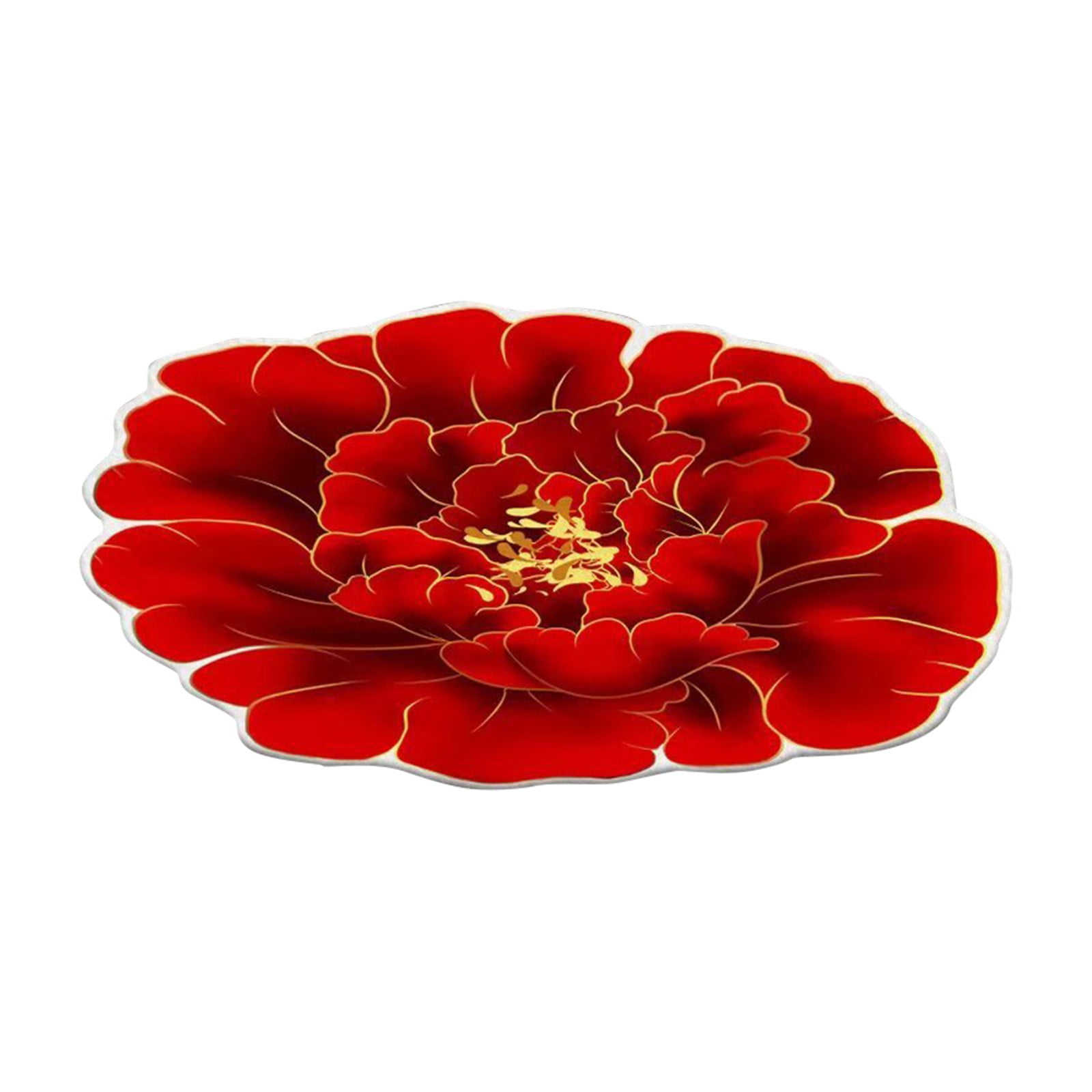 Noarlalf Area Rug Heat Transfer 3D Shaped Flower Floor Mat Sofa Bedroom ...