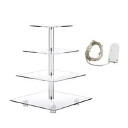 Efavormart 5-Tier Gold Metal Tall Round Display Stand for Desserts and ...