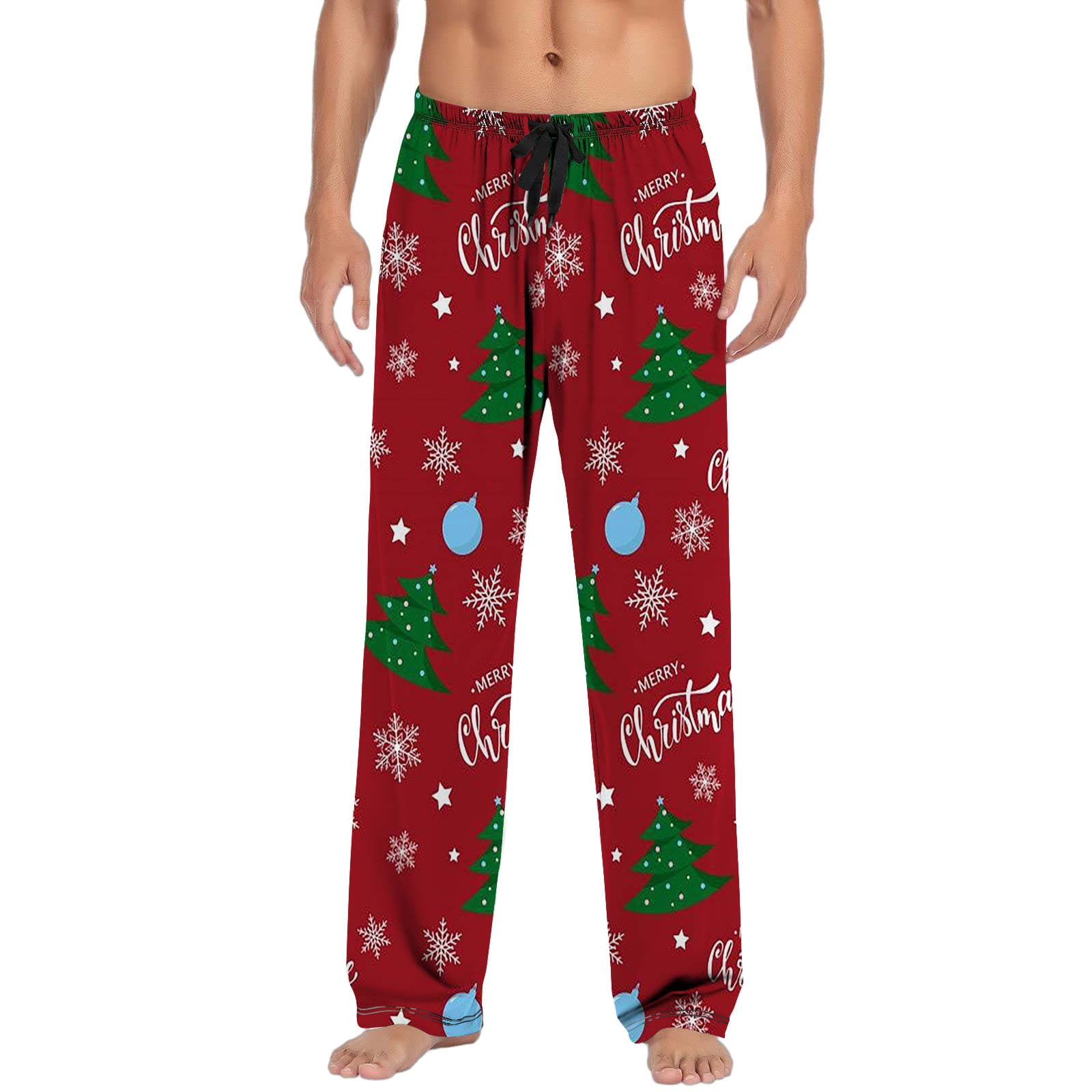 Noarlalf Mens Pajama Pants Christmas Pajamas Mens Christmas Pajama