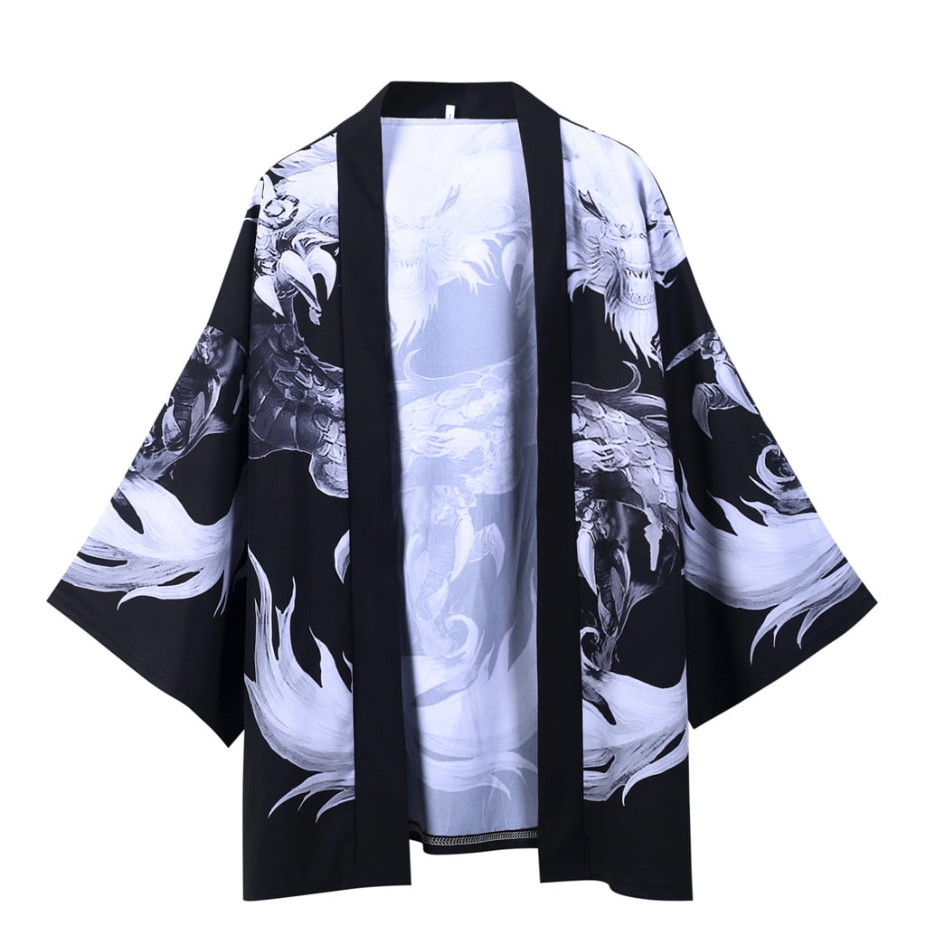Noarlalf Mens Shirts Hawaiian Shirt for Men Summer Day Seven-Point ...