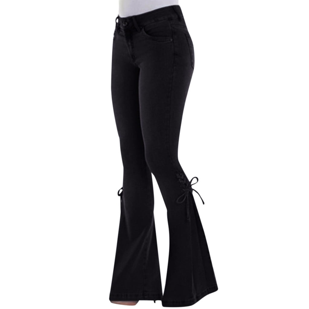 noarlalf-women-s-fashion-women-summer-elastic-plus-loose-denim-bow