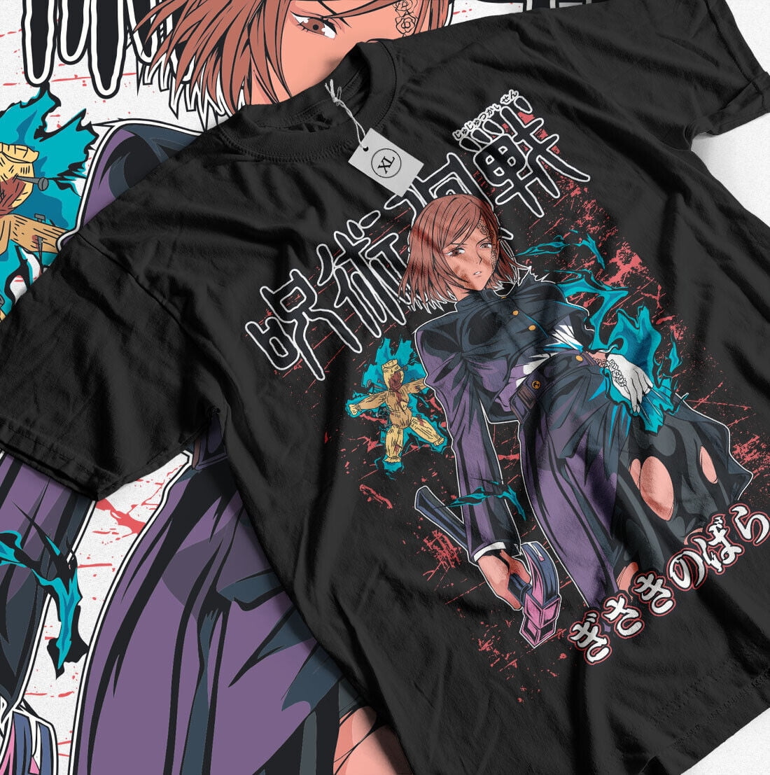 Nobara T-Shirt Jujutsu Kaisen Kugisaki Yuji Mahito Gift Exclusive Shirt ...