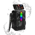 Nobie Vivid Karaoke Machine, Portable Bluetooth Speaker with Wireless ...