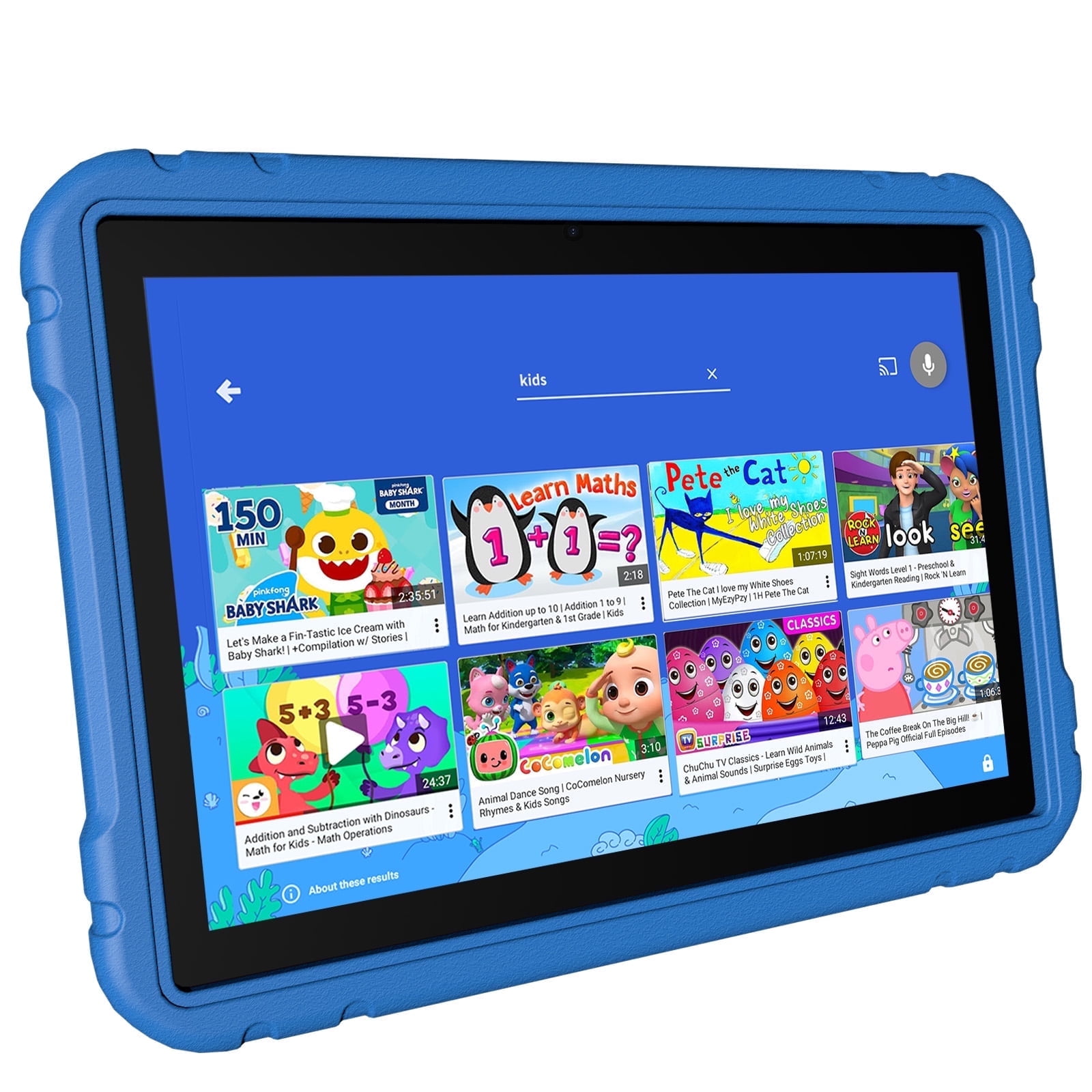Nobklen Kids Tablet 10 Inch Android 13 64GB Children Tablets WiFi Kids ...