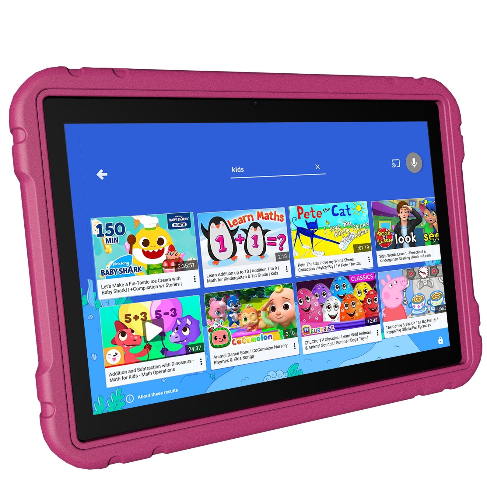 Nobklen Kids Tablet 10 Inch Android 13 64GB Children Tablets WiFi Kids ...