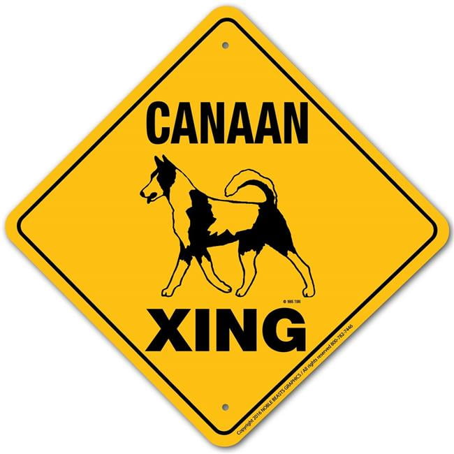 Noble Beasts Graphics 20013 Canaan Xing Sign Aluminum 12 in X 12 in 3 ...