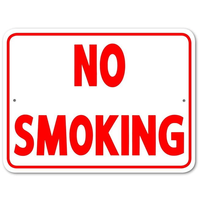 Noble Beasts Graphics 3245332 No Smoking Sign Aluminum 12 in X 9 in 332 ...