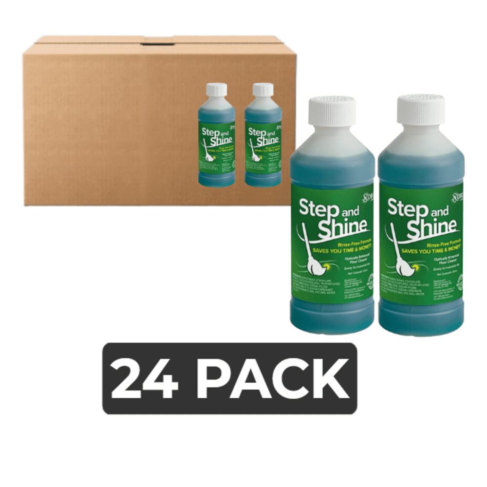 Noble Chemical 10 oz. Step and Shine Concentrated Floor Cleaner - 24 ...
