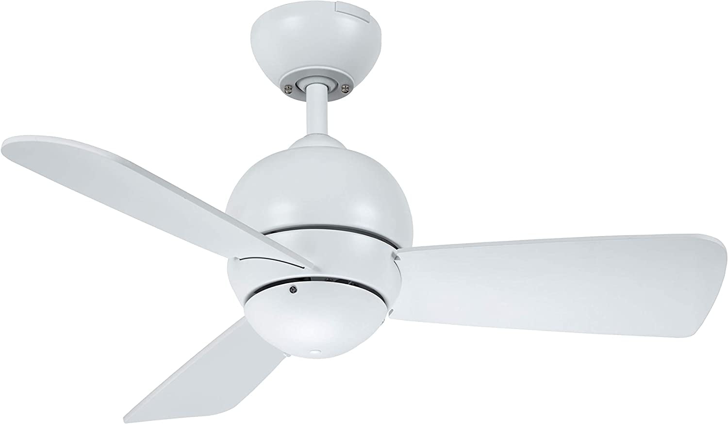 "Luminance Noble Comfort AM319105 30"" White Ceiling Fan with SW46 Wall ...