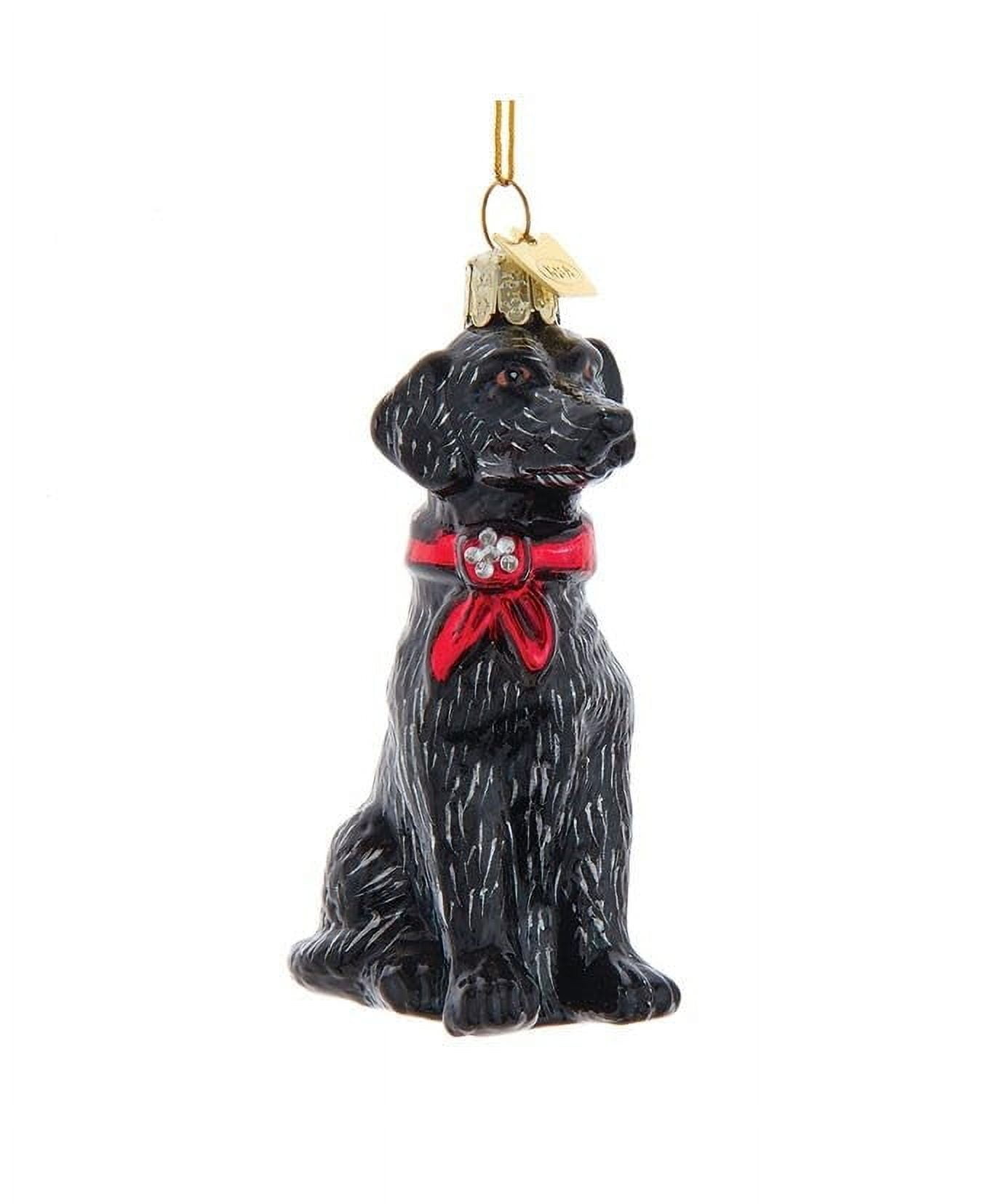 Noble Gems‚Ñ¢ Black Labrador Retriever Glass Ornament - Walmart.com