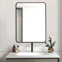 Noble House 22"x30" Rectangular Bathroom Wall Mirror, Aluminum Alloy ...