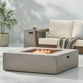 Noble House 40" Square 50000 BTU Fire Pit Table - Walmart.com