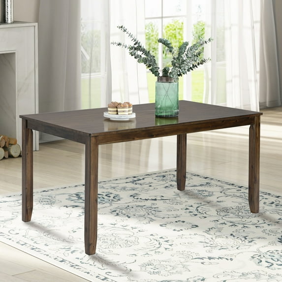 Noble House 45.5" Rectangular Wooden Dining Table, 4 Person Kitchen ...