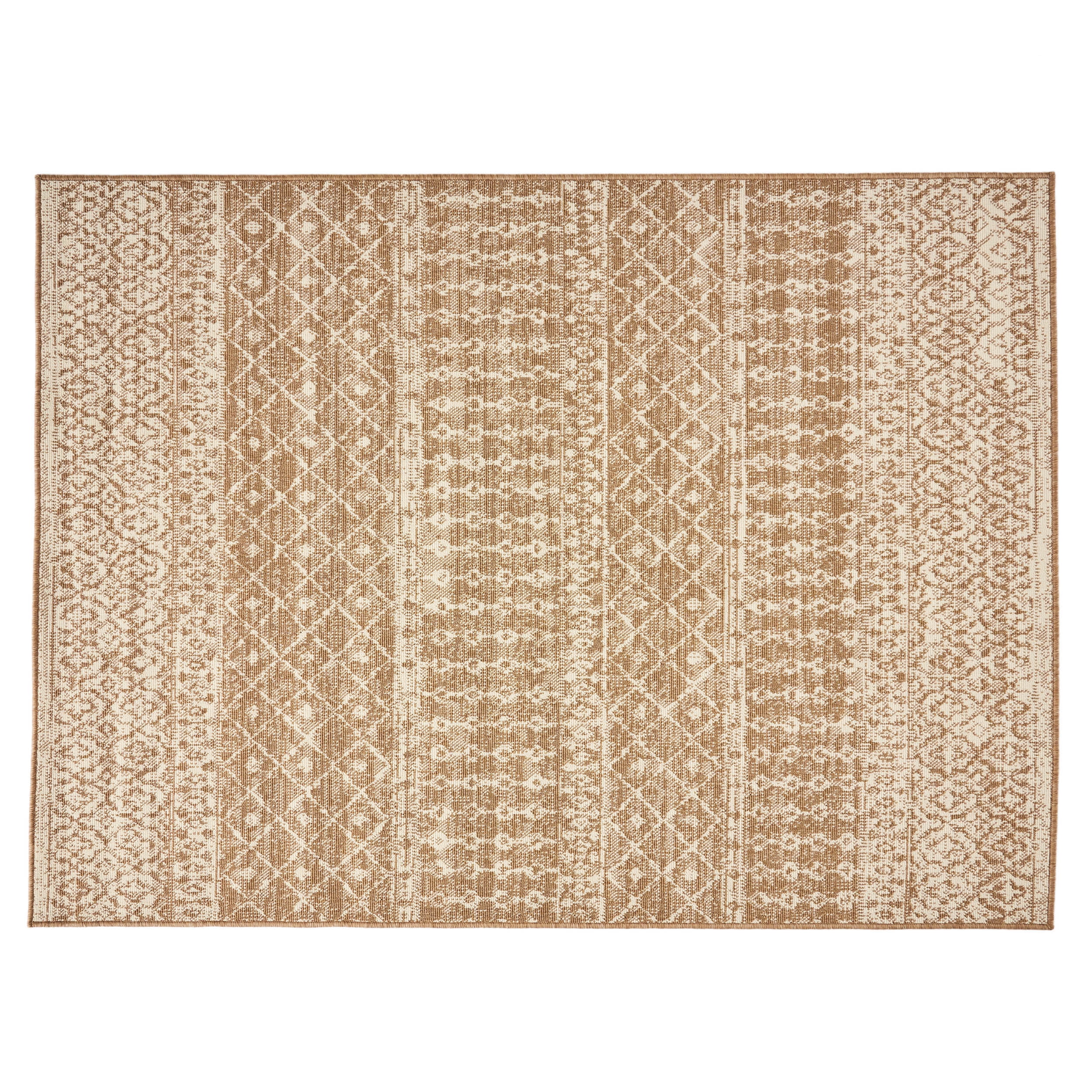 Noble House 5' x 7' Sand and Ivory Outdoor Rug - Walmart.com