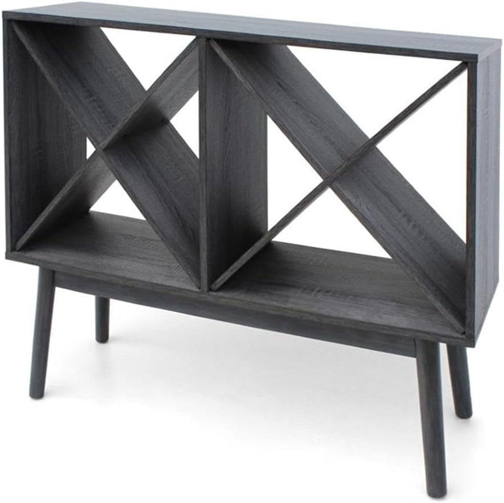 Noble House Birny Century Modern Wine Rack in Sonoma Gray Oak - Walmart.com